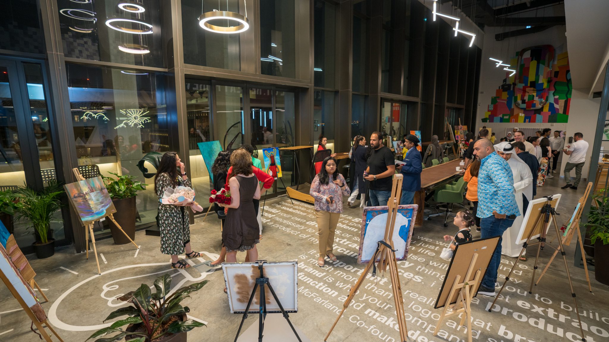 Workinton M7 Hosts Now Us All – Group Art Exhibit Featuring 19 Artists from 12 Countries